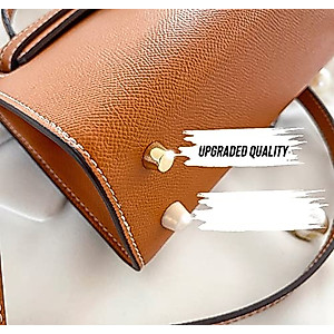 JayGsEmpire Beautiful fashion Handbags for Women Purses Crossbody Bag for girls Top Handle Satchel Shoulder Bag Tote Bag luxury bag (Orange brown)