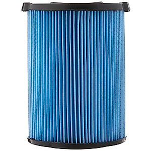 RIDGID 72952 Model 3-Layer Pleated Paper Vacuum Filter for RIDGID 5-20 Gallon Vacuums, Green