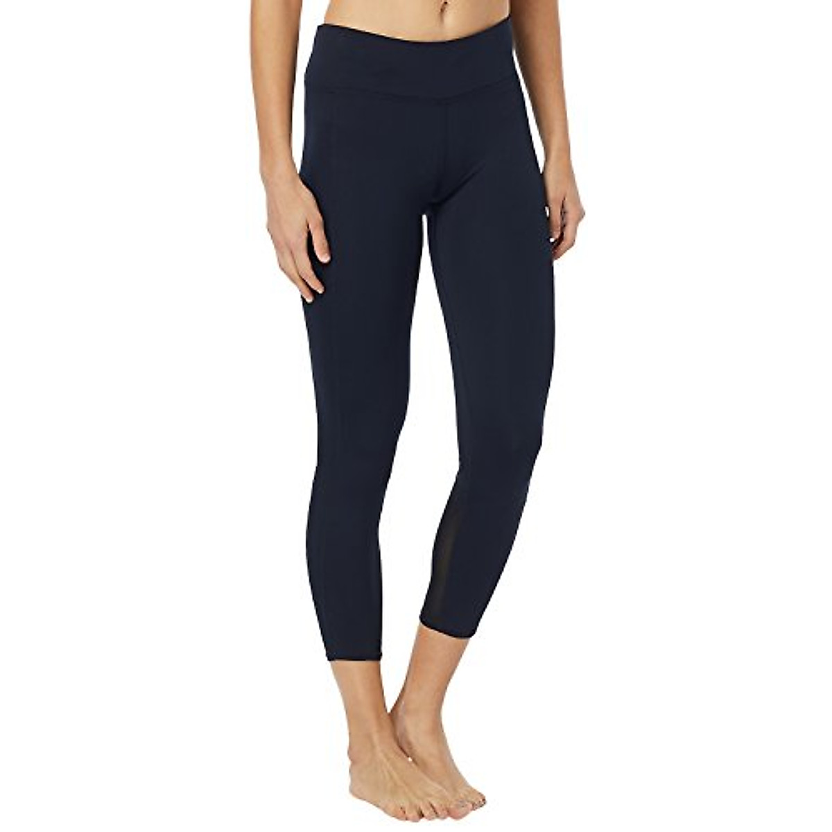 TYR Women's Solid 3/4 Kalani Tight, Black, Large