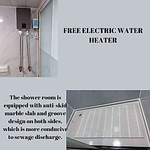 Portable Prefab House to Live in,40FT Foldable Tiny Container House with 3 Bedroom,1 Bathroom,1 Kitchen and Living Room,Prefabricated House for Adults Living,Expandable Mobile Home with Steel Frame