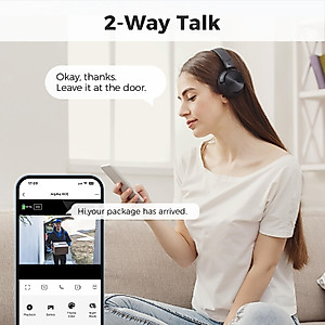 ARPHA Security Camera Wireless Outdoor with HomeBase, 1080P 2.4GHz WiFi Battery Camera IP65, Clould Storage, PIR Motion Detection Night Vision, 2-Way Talk 160 Days Battery Life, 2Pcs