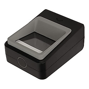 MJ 8200 QR Code Scanner, Omnidirectional Desktop Automatic 1d Barcode Reader with Large Scanning Window, for Pdf417 on Id Cards, Driver's Licenses, Passports, for Supermarkets Libraries Retail Stores