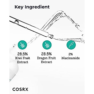 COSRX AHA BHA Vitamin C Booster Serum 1.01 fl. oz 30 ml, Face Serum, Brighten, Anti Aging, Plumping Skin, Natural, Fruit