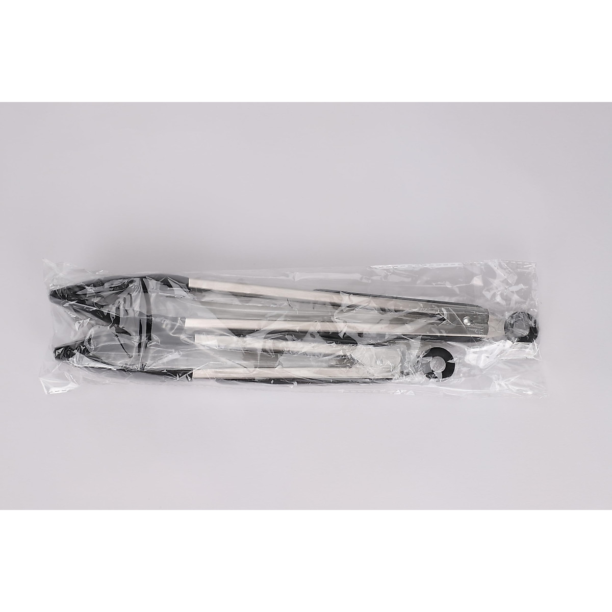 HOTEC Premium Stainless Steel Locking Kitchen Tongs with Silicon Tips, Set of 2-9" and 12"