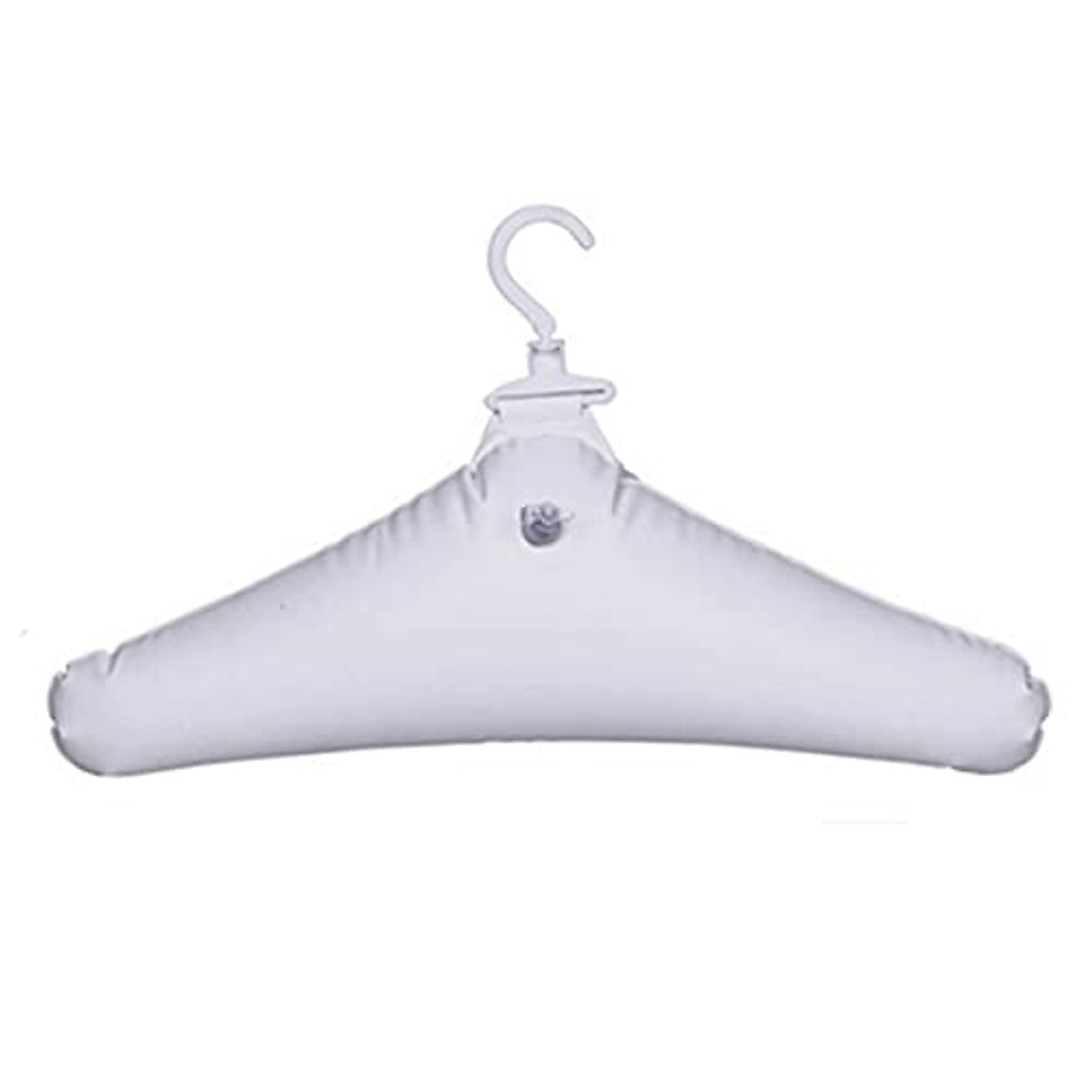 FJX Clothes Hangers Creative Bag Inflatable Clothes Rack, Foldable Clothes Rack, Seamless Rotatable Clothes Storage Rack 5PCS Hanger Space Saver (Color : 5pcs White)