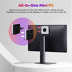 CHUWI LarkBox X Mini PC, AMD Ryzen 7 3750U, 8GB RAM, 256GB SSD, Vega 1 Graphics, Dual 2.5Gbps USB 3.0 Ports, Windows 11