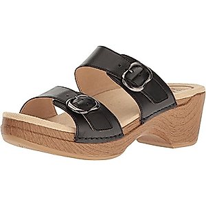 Dansko Women's Sophie Black Sandal 8.5-9 M US