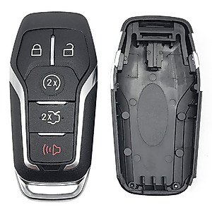 Horande Replacement Key Fob Cover Case fit for Ford Fusion Explorer Mustang Edge F150 F250 Lincoln MKZ MKC Keyless Entry Key Fob Shell M3N-A2C31243300