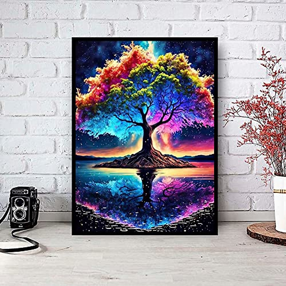 LWZAYS Diamond Painting Kits for Adults,5D DIY Full Drill Round Art Gems Vertical Diamond Art Perfect for Home Wall Decor 12x16 Inch/30 * 40cm