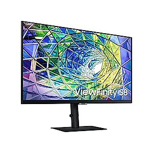 SAMSUNG S80UA ViewFinity 27" UHD High Resolution Monitor, Black (Renewed)