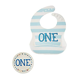 ONE BOY BIB and Plate Set