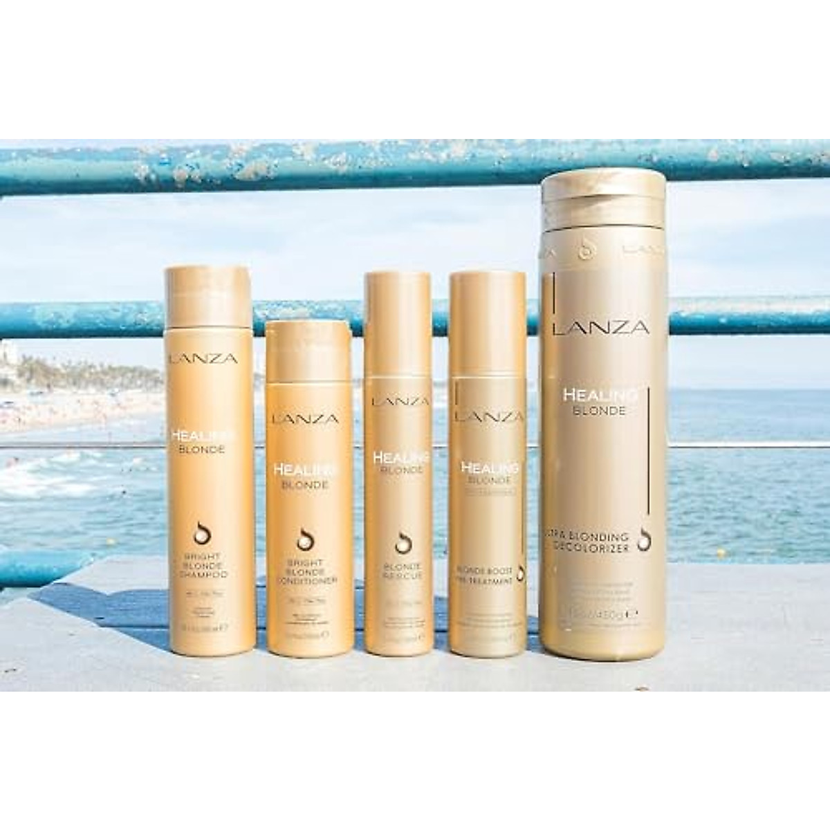 L'ANZA Healing Blonde Rescue, Leave-in Bleach Damage Reconstructor, Renews Strength, Replenishes Moisture, And Protects Hair Color, With Triple UV and heat Protection (5.1 Fl Oz)