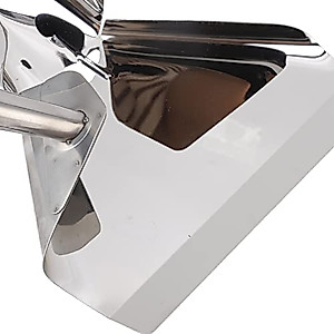 French Fries Shovel Stainless Steel French Fry Scoop High Temperature Anti Scald Handle for Cinemas, Carnivals, Weddings