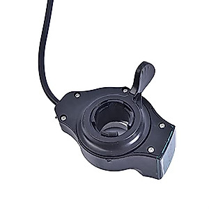 Bike Fender E-Bike Thumb Throttle LCD Digital Battery Voltage Display Switch Electric Vehicle Display Switch Handle Finger Thumb Throttle Mud Guards