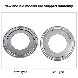 12 Inch Lazy Susan Turntable Round Shape Galvanized Turntable Lazy Susan Hardware Rotating Swivel Plate for Kitchen Display Table Serving Trays Lazy Susan Turntable for Cabinet