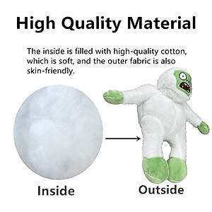 JHESAO 10" Plants and Yeti Plush Toys Normal Zombies PVZ Plushies 1 2 Stuffed Soft Doll Yeti Zombies New
