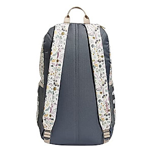 adidas Classic 3S 4 Backpack, Woodland Floral Chalk White/Onix Grey/Wonder Beige, One Size