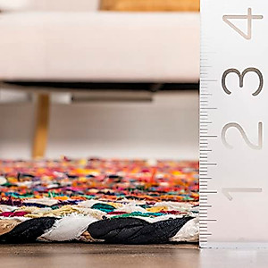 NuLOOM Tammara Bohemian Hand Braided Area Rug, 3' x 5' Oval, Multi