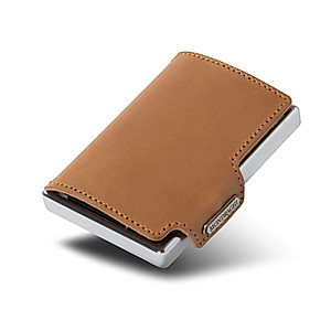 Mondraghi Mini-Wallet and Card Holder Made in Italy CARAMEL