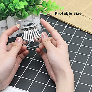 8 Key Mini Kalimba Piano Pendant Gift Marimba Musical good accessory exquisite Finger Thumb