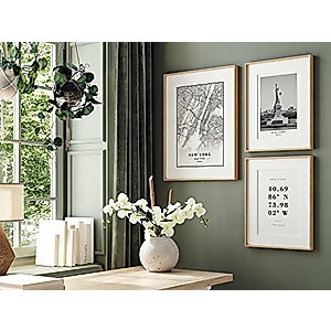 Dear Mapper New York United States View Abstract Road Modern Map Art Minimalist Painting Black and White Canvas Line Art Print Poster Art Print Poster Home Decor (Set of 3 Unframed) (12x16inch)