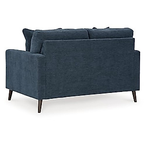 Signature Design by Ashley Bixler Loveseat, 57" W x 38" D x 37" H, Blue