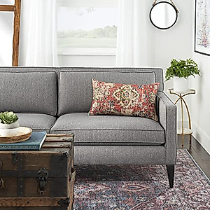 Nicole Curtis Pillow Persian Medallion Rust 14" X 24" Throw Pillow