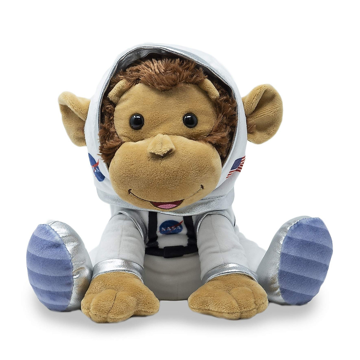 Cuddle Barn - Astro The Monkey | Animated Stuffed Animal Plush Toy | Blast Off Adventures, Twirls and Makes Cute Sounds, 9 inches
