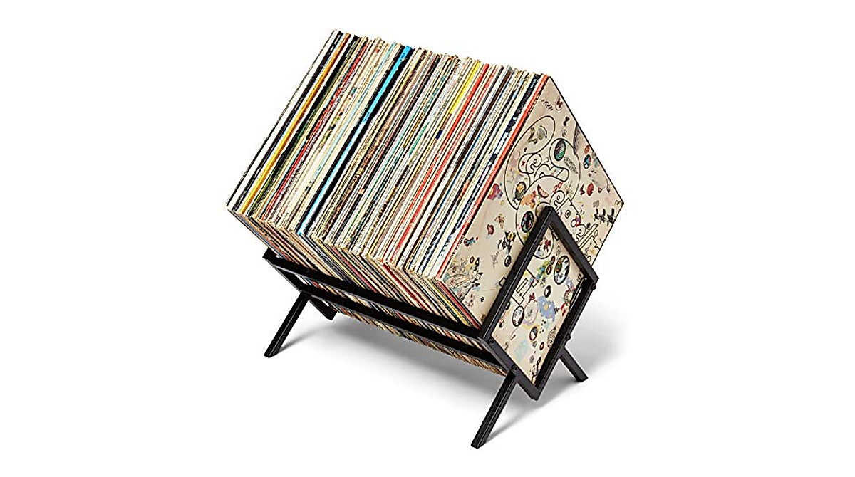 Stylish MODERN VINYL Record Holder for 100 LPs