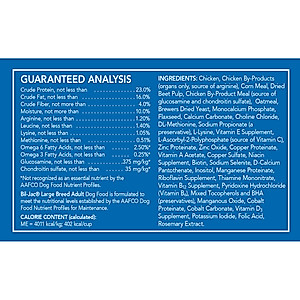 Bil-Jac Large Breed Adult Dry Dog Food, 30-Pound Bag