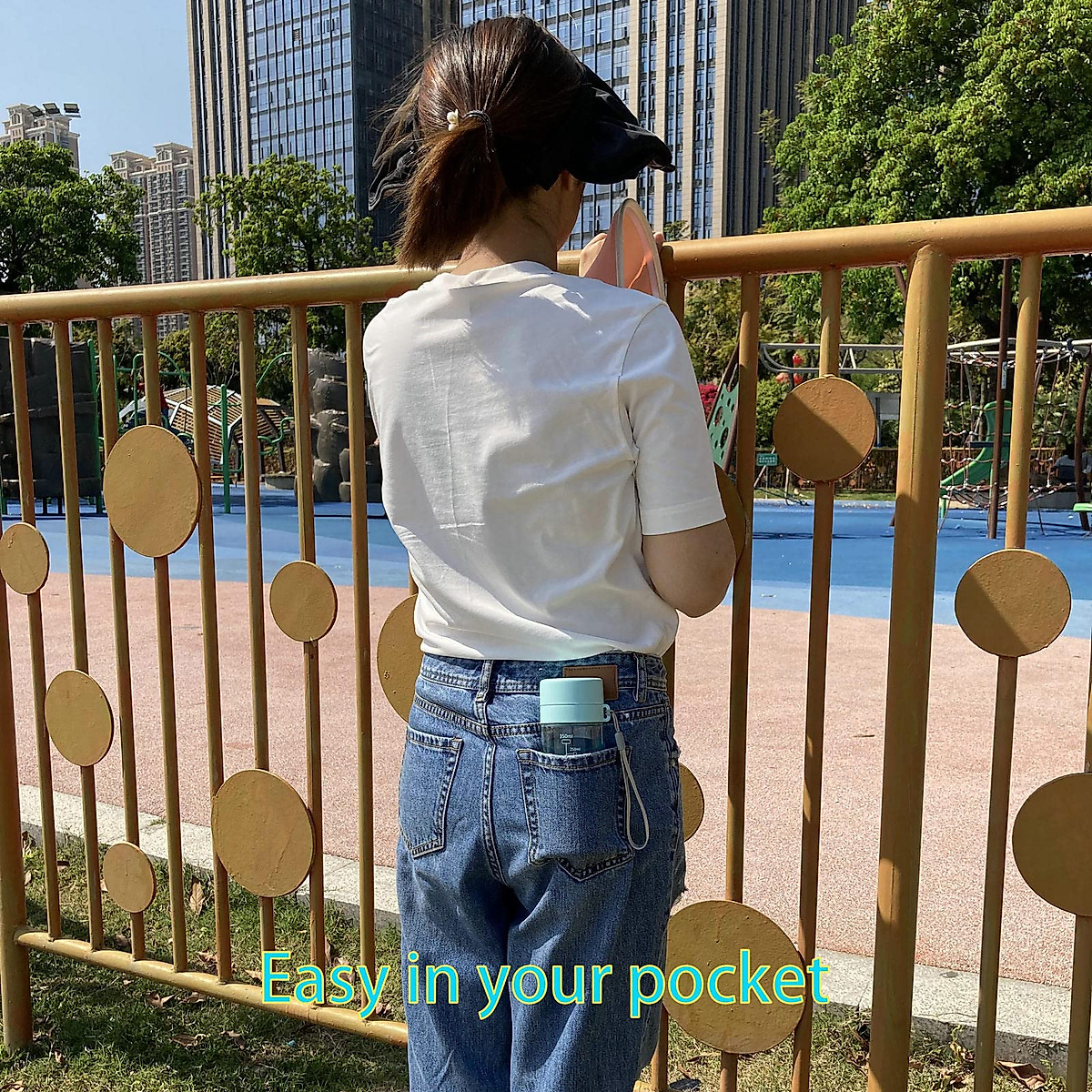 SEAYIN 12oz Kids Small Water Bottle for School Lunch Plastic Reusable Juice Bulk Cute Mini Kawaii Crunch Cups Portable Cereal Refillable Milk Mug for Smoothie Coffee Tea Snacks and Other Drinks Beverage (350ml, 4 pcs)