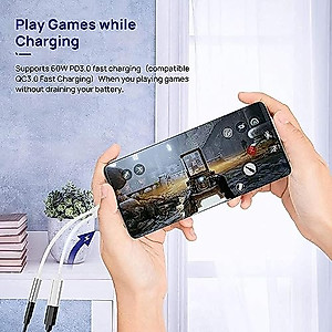 iPhone Aux Adapter Dongle, [Apple MFi Certified] Headphones Adapter for iPhone, 2 in 1 Lightning to 3.5mm AUX Audio & Charger Splitter Adapter for iPhone 14/13/12/11/XS/XR/X 8/7, Support All iOS