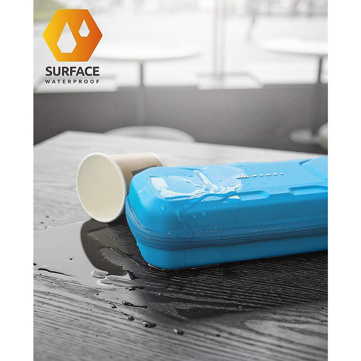 Mumba Carrying Case for Nintendo Switch OLED Model 2021/Switch 2017, Deluxe Protective Travel Carry Case Pouch for Nintendo Switch Console & Accessories [Dual Protection] [Large Capacity] (Blue)