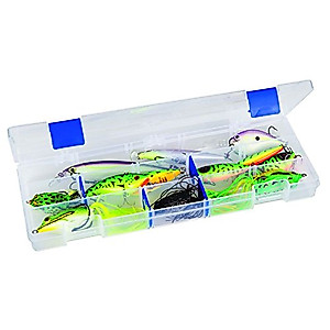 Flambeau 3009 Tuff Tainer See-Through Storage Box, 3 Fixed Compartments, 9 Zerust Dividers