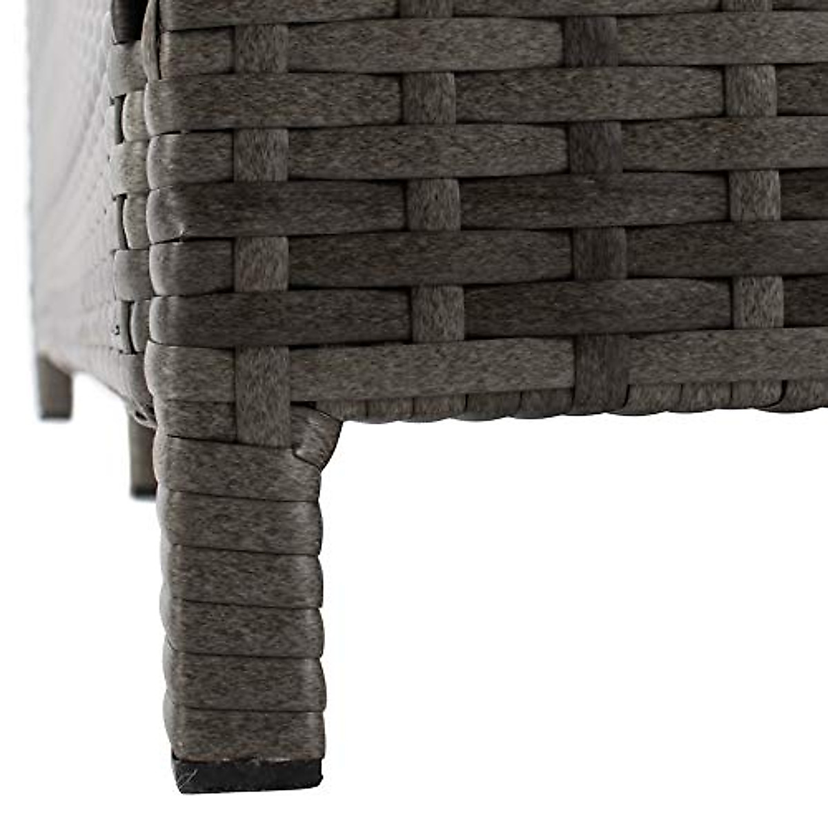 Safavieh PAT7500B Outdoor Collection Cadeo Grey Cushion Daybed