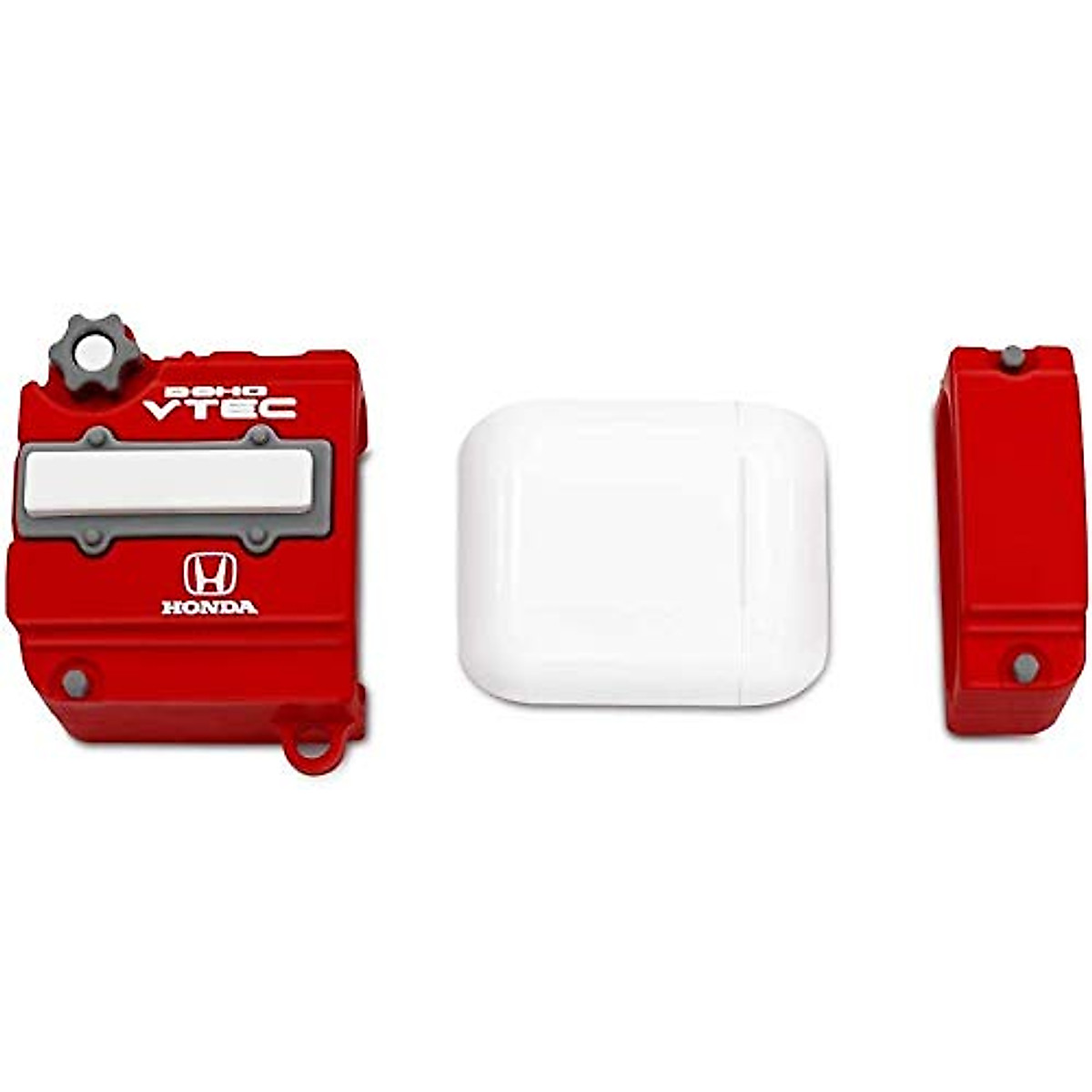 Prime Spot DOHC VTEC Apple Airpods Engine Silicone Case Cover for Protection Fits 1st Gen and 2nd Gen Wireless Charging