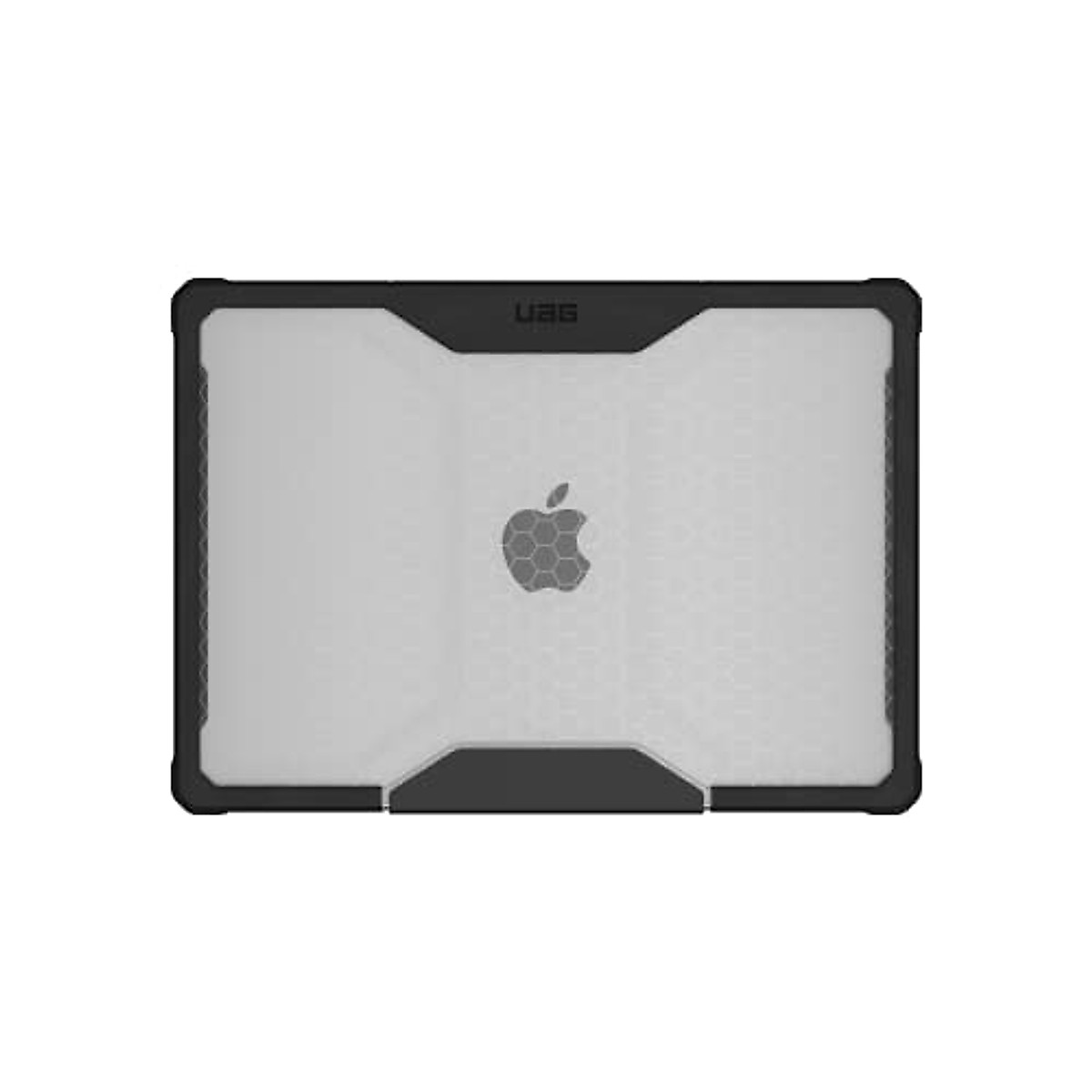 UAG Designed for MacBook Pro 14" Case 2021-2023 A2918 A2992 M3/M3 Pro/M3 Max, M2 Pro/Max, M1 Pro/Max Rugged Touch ID Military Drop Tested Plyo Laptop Cover by URBAN ARMOR GEAR, Translucent Clear Ice