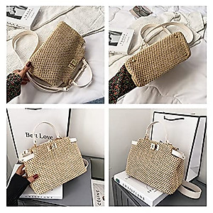 Crossbody Bags Fashion Summer Straw Bag Beach Bag Tote Bag for Women Satchels Hobo Bags Shoulder Bags