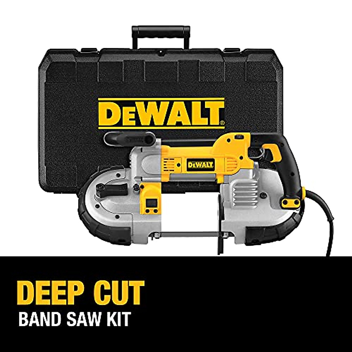 DEWALT Portable Band Saw, Deep Cut, 10 Amp, 5-Inch (DWM120K)