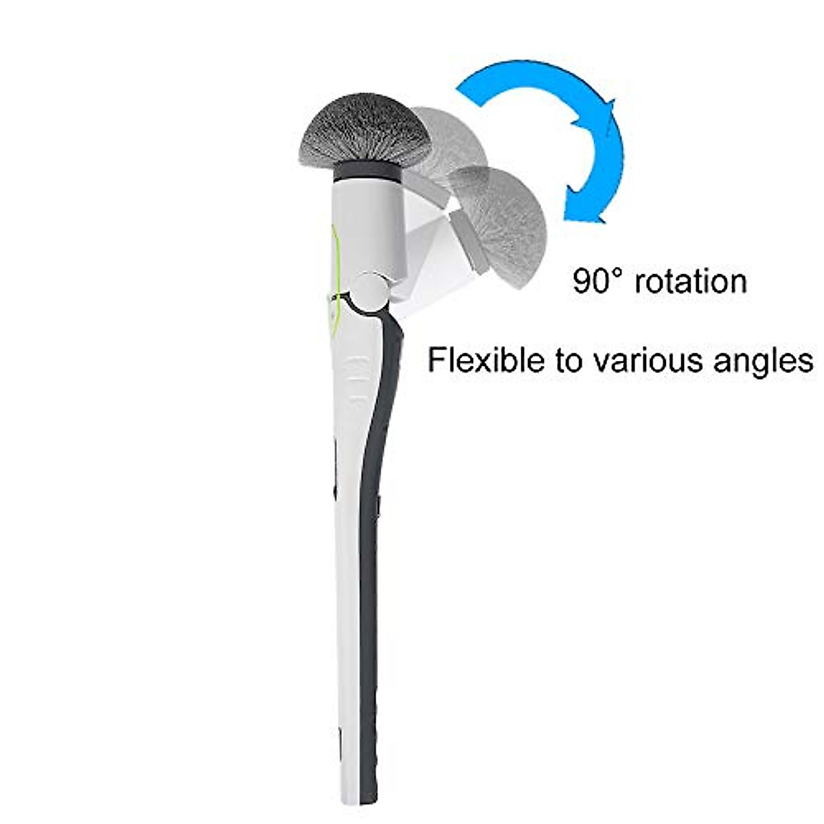 Toxz Multifunctional Stubborn Handheld Cleaning Brush Portable Four-Piece for Family Car White,Waterproof,Adjustable Head(Ship from US!)