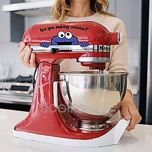 Decoration Beautiful Cookie Monster are You Making Cookies? Vinyl Sticker for for Kitchenaid Mixer Decor Funny Peekaboo Monster Decals