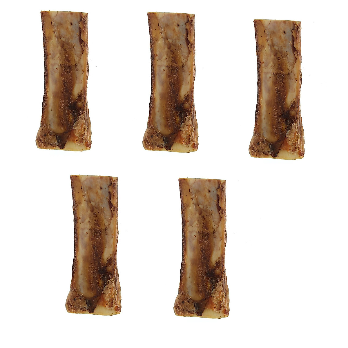 MPP All Natural Buffalo Meaty Femur Dog Bone 4 to 6 Inch Packs Healthy Dental Chews (2 Bones), 1 Count (Pack of 1)