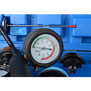 DAYUAN 28pcs Universal Radiator Pressure Tester Kit, coolant Pressure Tester kit coolant Vacuum Refill kit for Cooling System