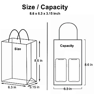 YADIAN 12 Pieces Kraft Paper Party Favor Gift Bags with Handle, Pink Gift Bags Small Size for Halloween, Christmas, Birthday, Wedding and Party Celebrations