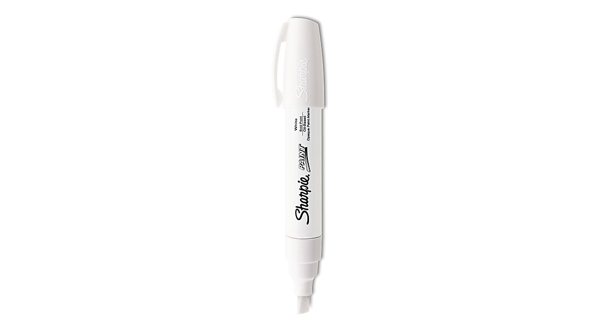 Sharpie Paint Marker Wide Point White – Durable & Opaque Marking Tool