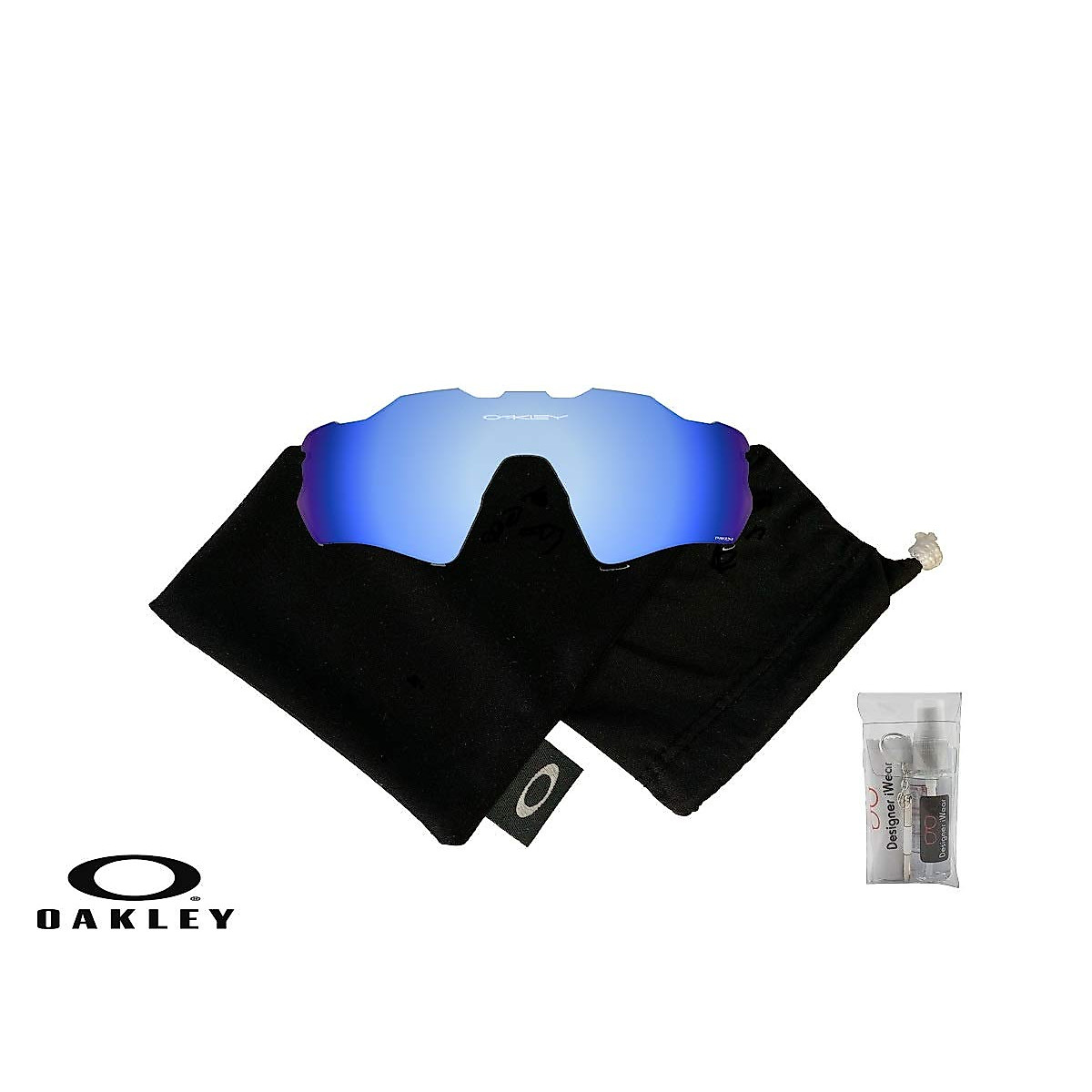 Oakley Original Radar EV Path OO9208 PRIZM Deep Water Polarized Replacement Lenses For Men For Women+BUNDLE Microfiber Cloth Bag