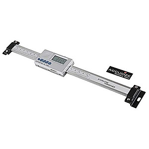 Accusize Industrial Tools 0-8''/0-200 mm by 0.0005''/0.01 mm Horizontal Electronic Digital DRO Scale Unit, Abho-0008