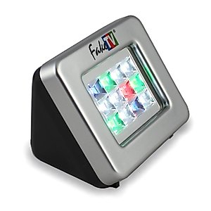 FakeTV – FTV-11 - Advanced Burglar Deterrent Device – Widescreen Realistic Television Simulator with Reflective Lens - Dummy Home Security Device with Lights – Protect Your House & Valuables