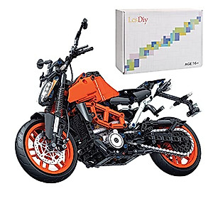 JANN Technic Motorcycle Building Kit, Road Motorcycle Collectible Model Construction Toys Compatible with Lego, Creative Gift for Kids and Adults (718 Pieces)