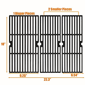 Hisencn Grill Replacement Parts for Charbroil Performance 475 4 Burner 463347017 463377319 463376017 463335517 463275517 463376419, G470-5200-W1 Burner, G470-0004-W1A Heat Plates and Cooking Grates